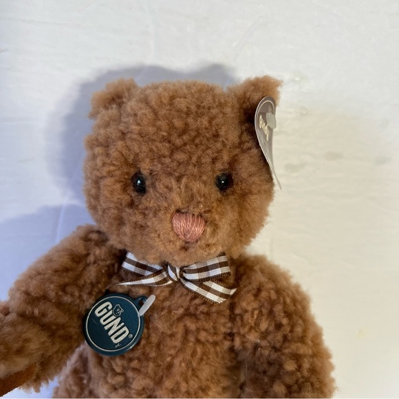 Gund | Toys | Vtg Gund Jointed Poseable 9 Plush Bear Gundy W Tags Label ...